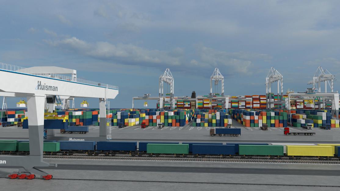 Rail Mounted Gantry Cranes - Huisman