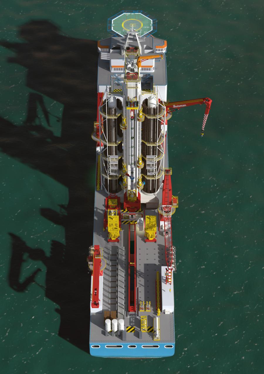 HuisDrill 12000 drill ship - Huisman